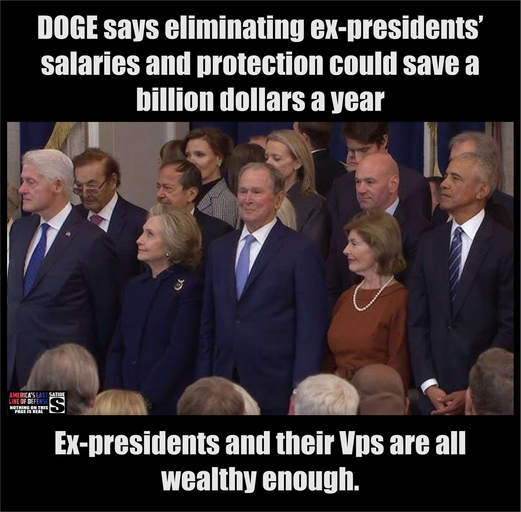 Doge Says Eliminating Ex-presidents’ Salaries And Protection Could Save ...