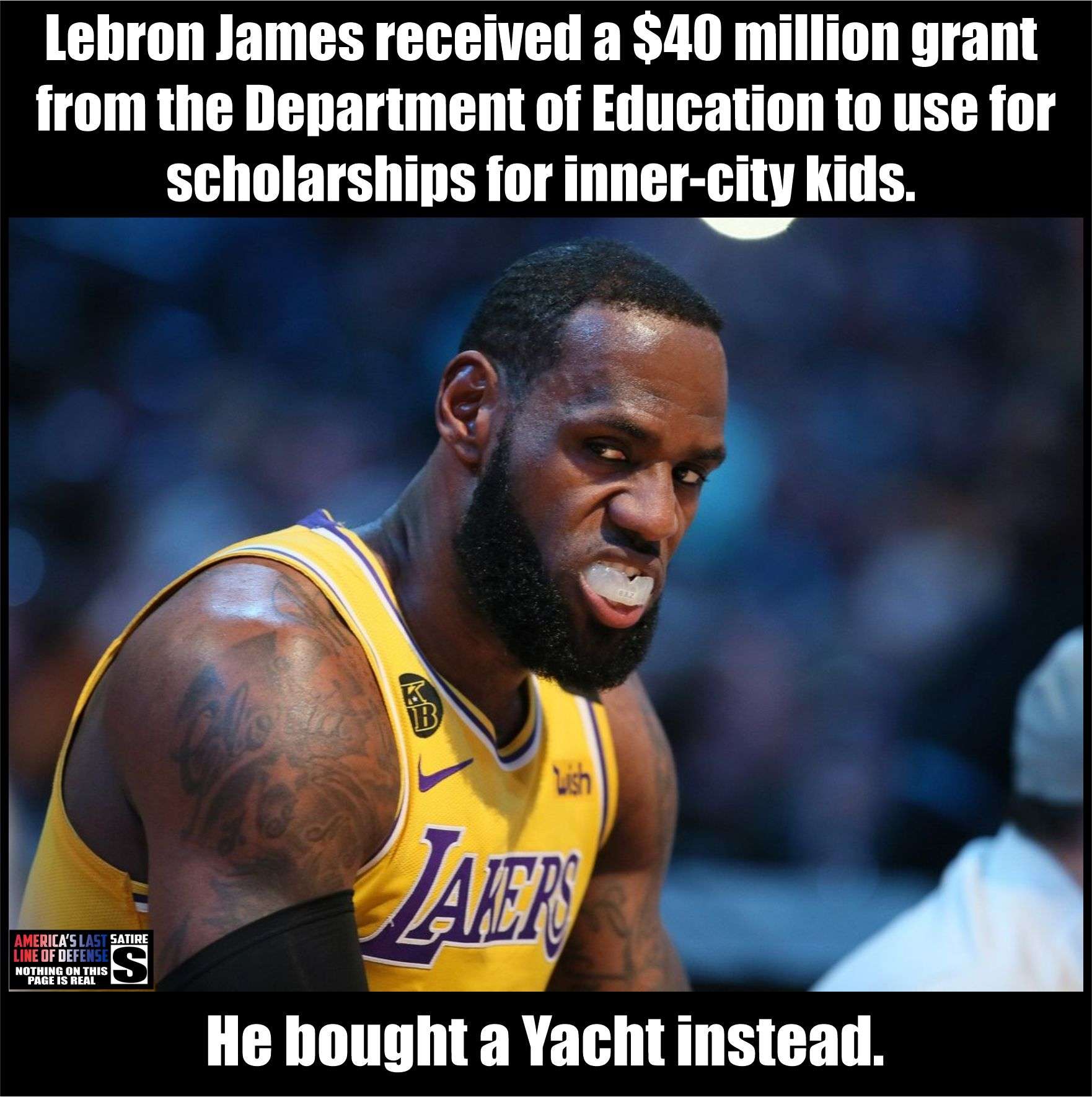 LeBron James Receives $40 Million Grant for Inner-City Scholarships ...