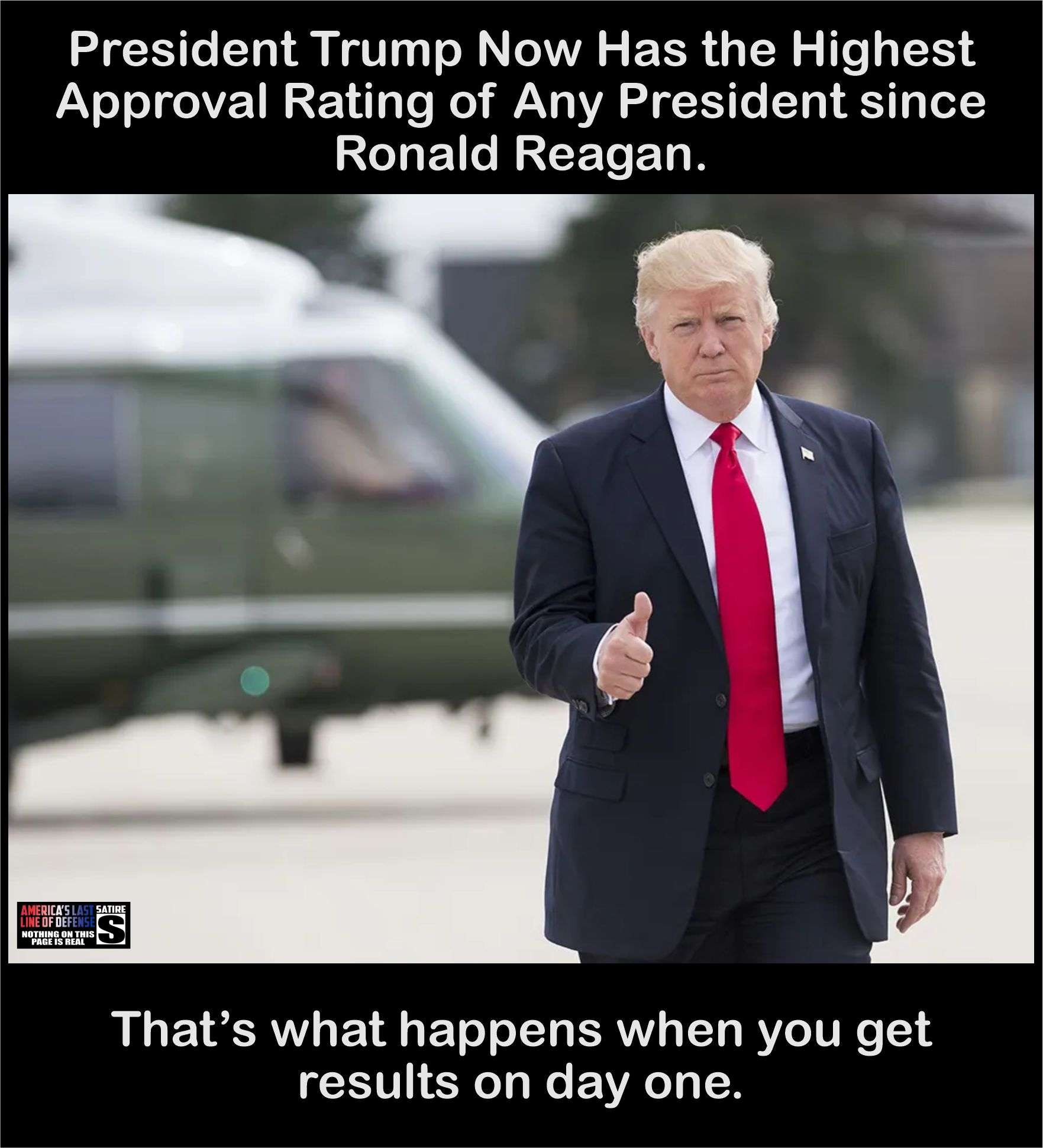 Trump Touts Highest Approval Rating Since Ronald Reagan – Dunning ...
