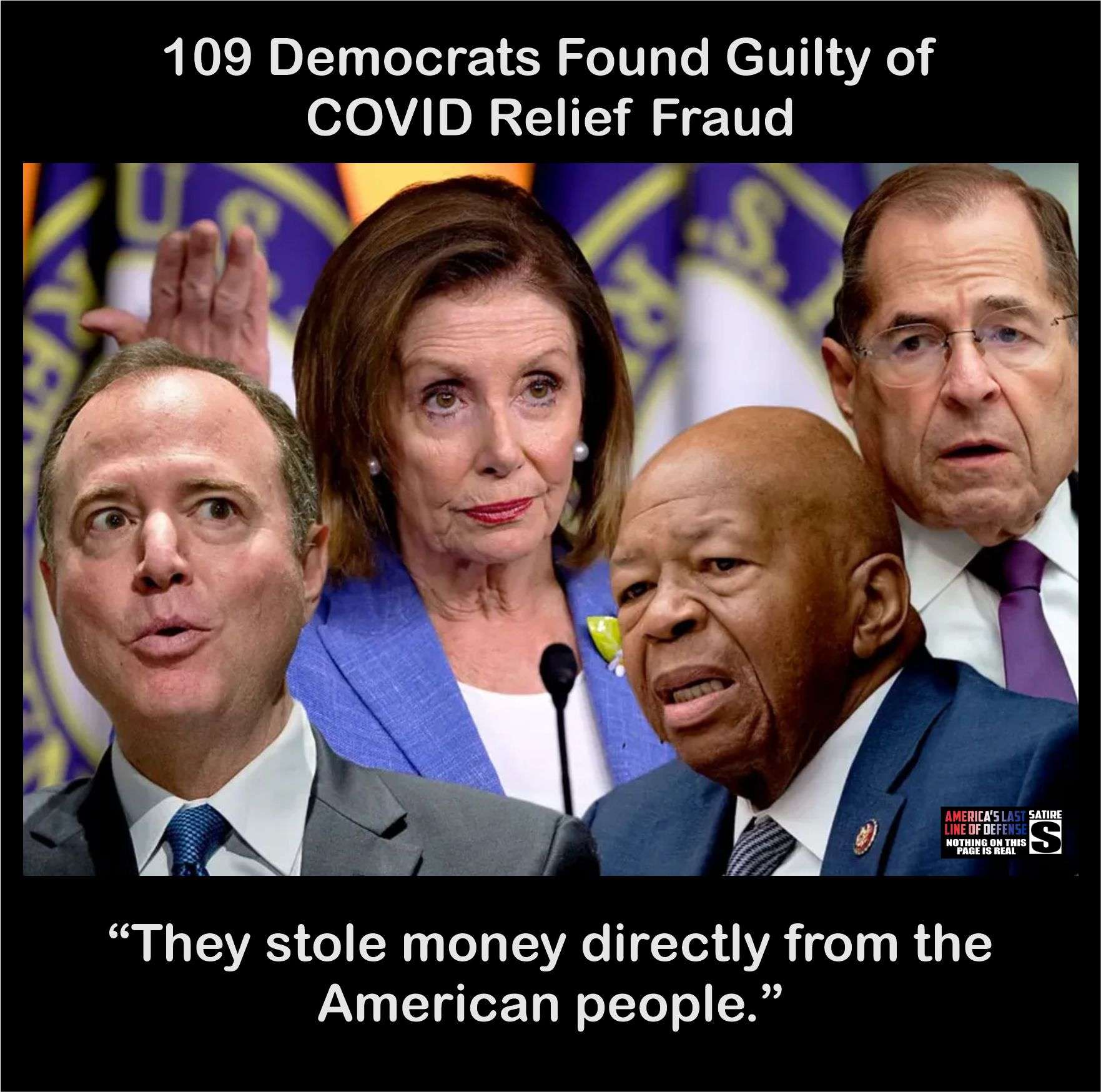 109 Democrats Found Guilty of COVID Relief Fraud – Dunning-Kruger-Times.com